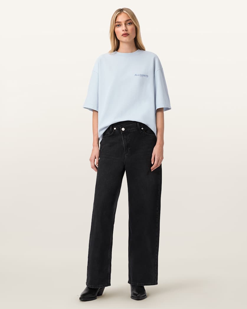 Guardian Amelie Oversized T-Shirt PLEIN AIR BLUE | ALLSAINTS